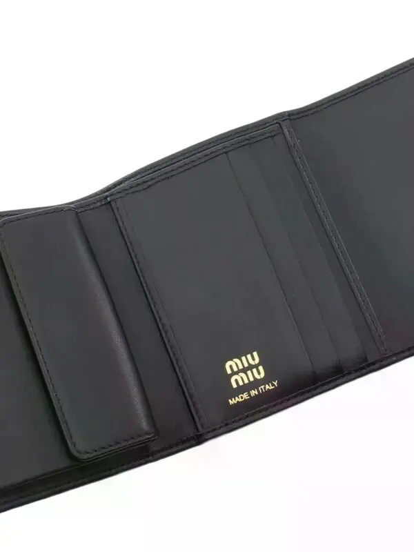Miu Miu 2010 Softy Metal Trifold Wallet