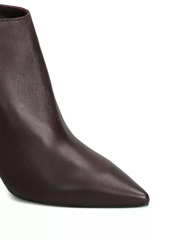 BIANCADI Pointed-toe Rear-zip Ankle Boots