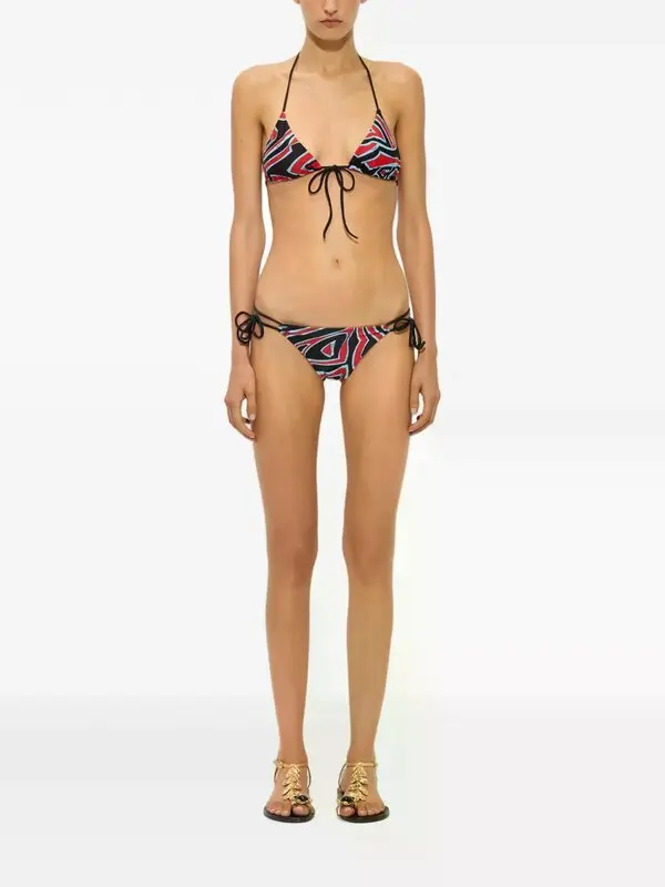 Emilio Pucci Labirinto-print Bikini Bottoms