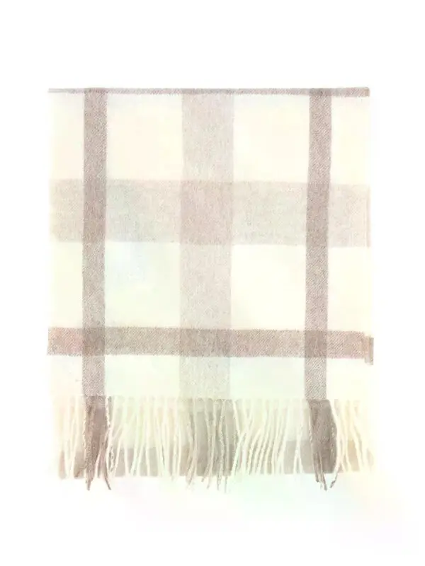 PUROTATTO Check Cashmere Scarf