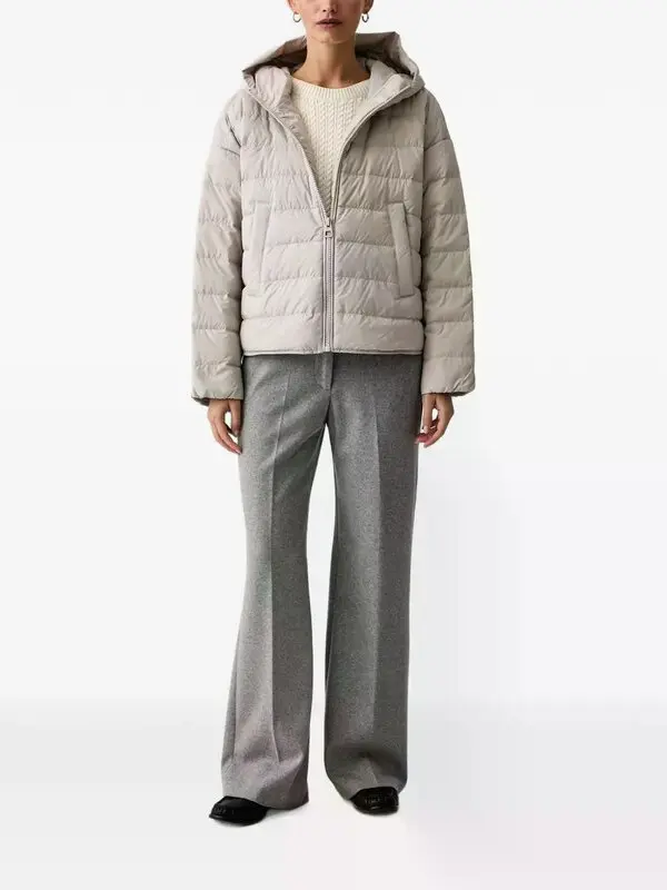 Marc O'polo Hooded Quilted Jacket - Neutrals