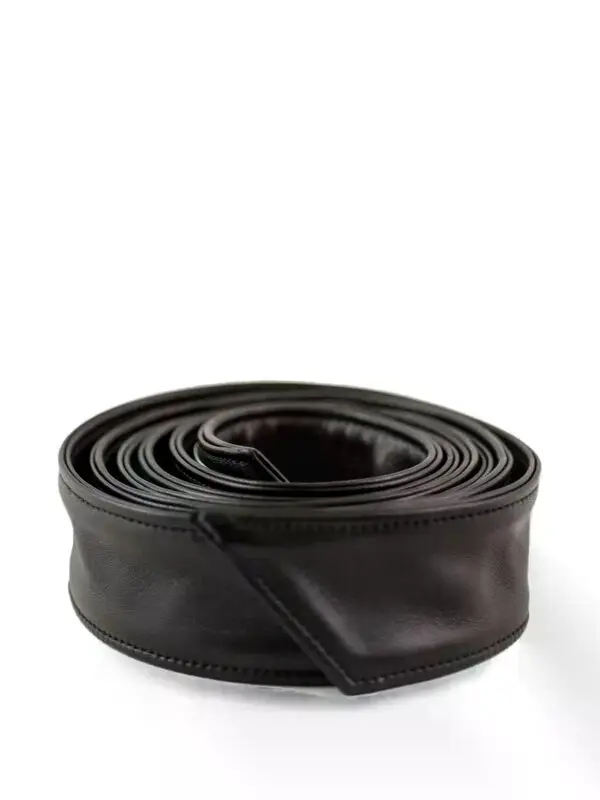 LA ROSE Leather Belt - Black
