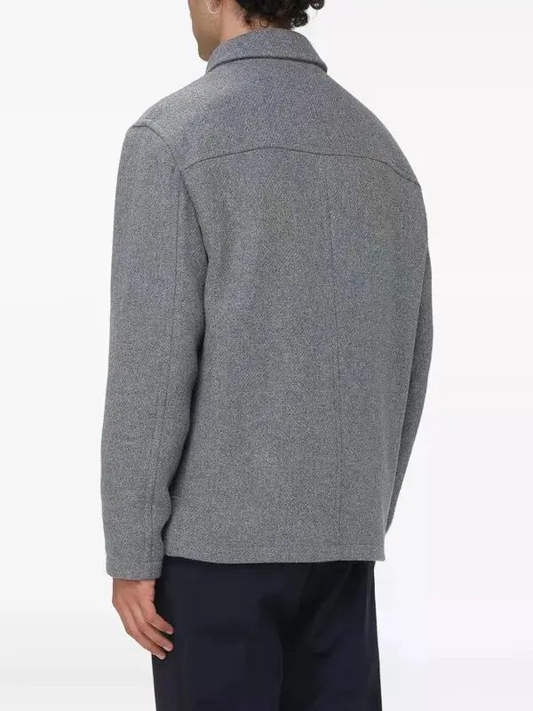 BROOKSFIELD Patch-pocket Wool-blend Coat