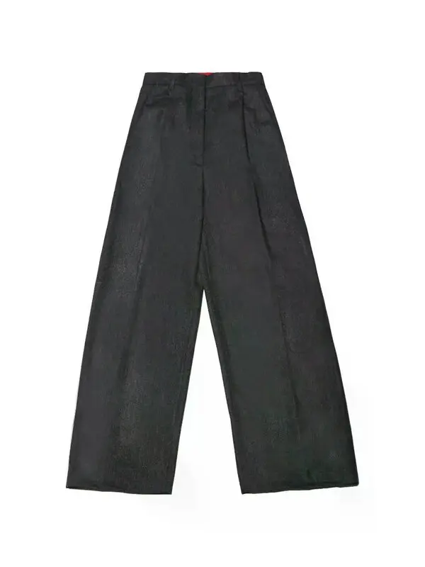 THELATEST Pressed-crease Wide-leg Trousers