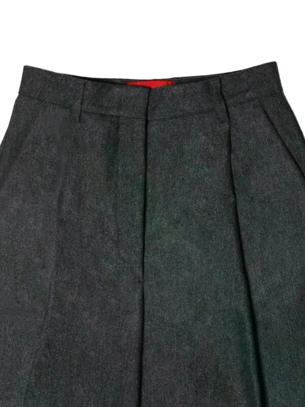 THELATEST Pressed-crease Wide-leg Trousers