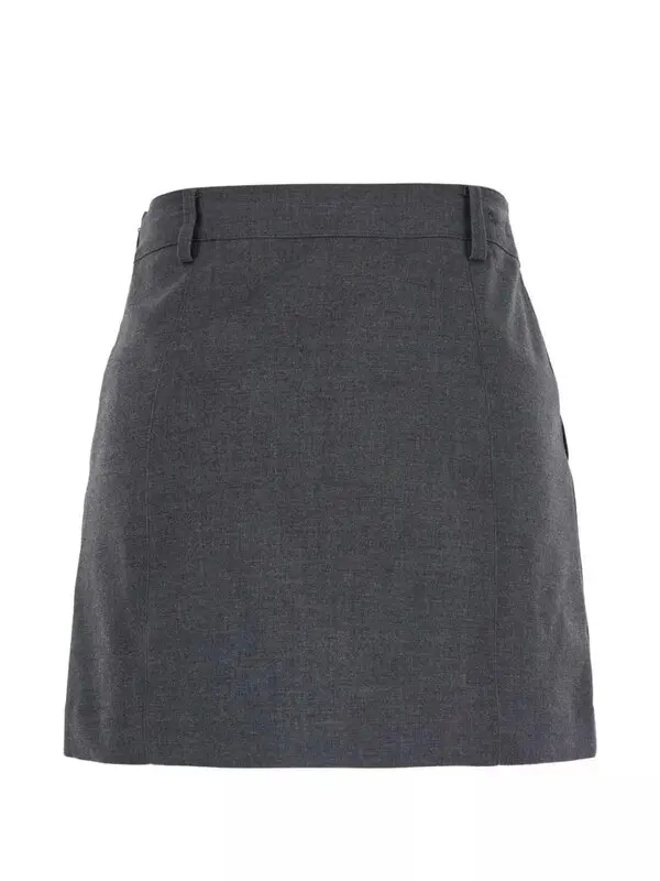 DUNST Belt-loop Panelled Mini Skirt