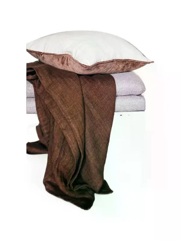 POMAX Alpha Opposites Linen Velvet Cushion