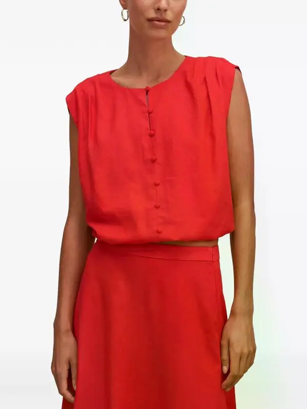 EVER NEW Naia Bubble-hem Top