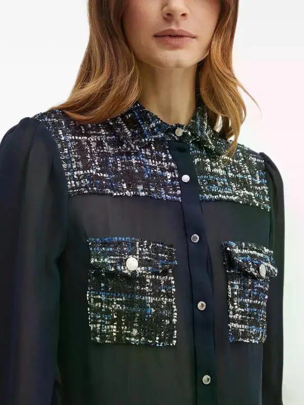 MORGAN Buttoned Chest-pocket Shirt