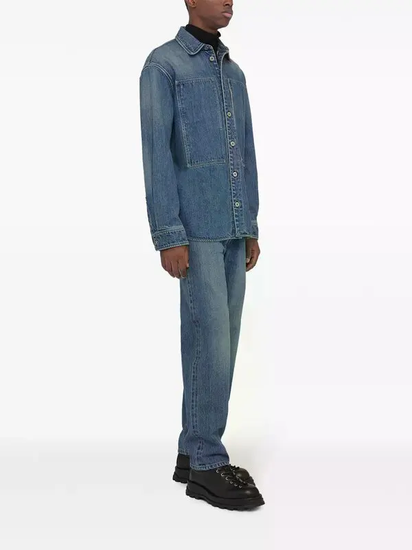 JIL SANDER Drop-shoulder Denim Shirt
