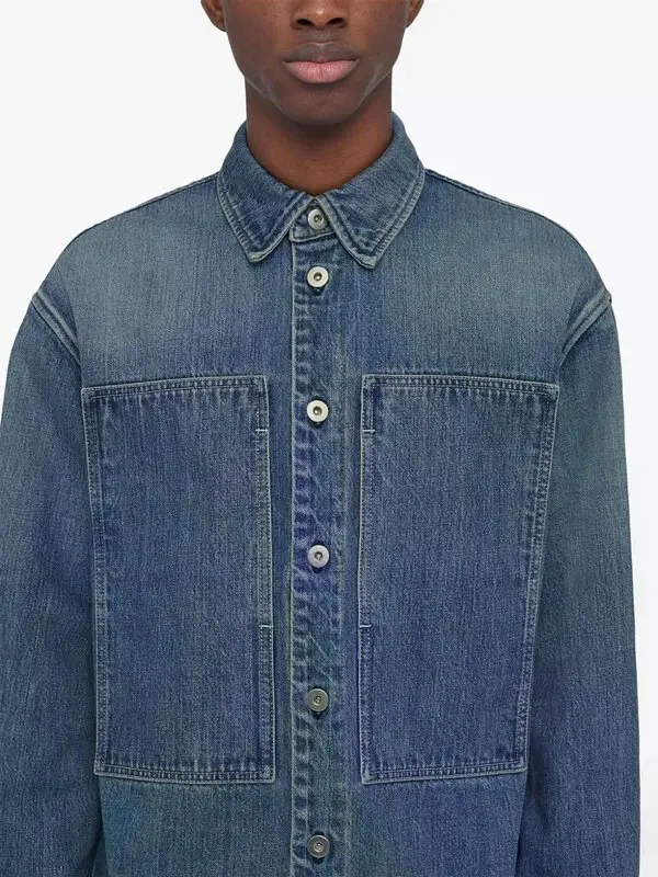 JIL SANDER Drop-shoulder Denim Shirt