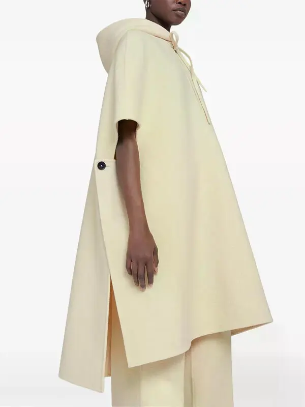 JIL SANDER Short-sleeve Hooded Cape