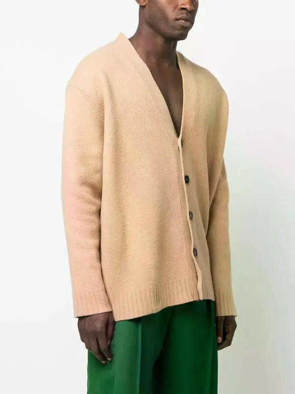 JIL SANDER V-neck Wool Cardigan