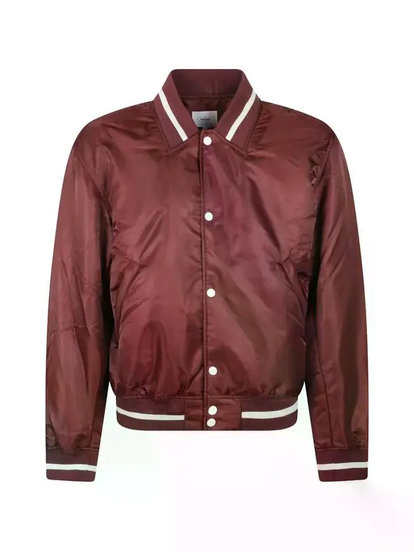 Rhude Logo-print Striped-trim Jacket