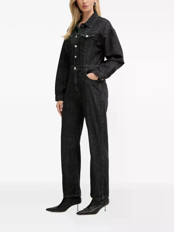 HAVEONE Panelled Jumpsuit - Black