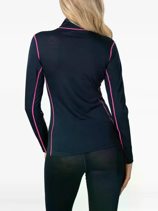 Kari Traa Live Half Zip Fair Isle-patterned Base Layer
