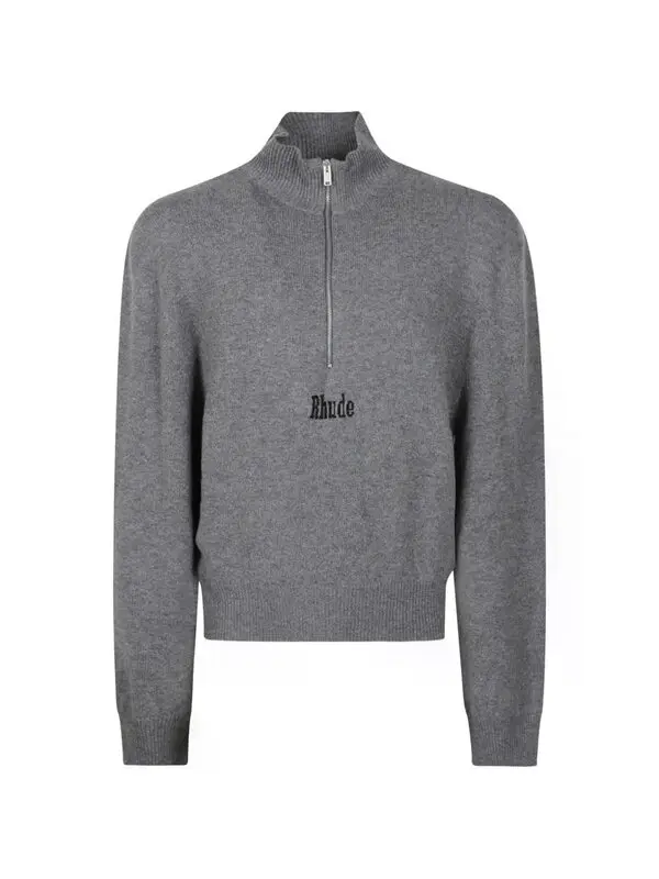 Rhude Logo-embroidered Cashmere Sweater