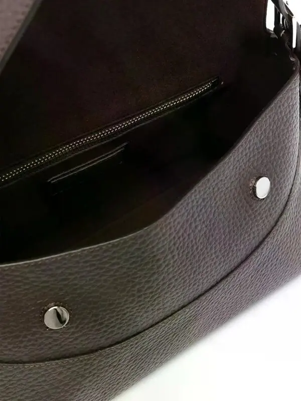 Orciani Midi Nana Soft-grained Leather Shoulder Bag