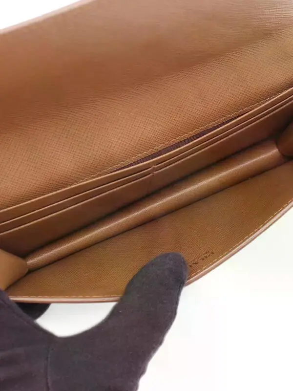 Prada 2010s Saffiano Leather Cross Body Bag