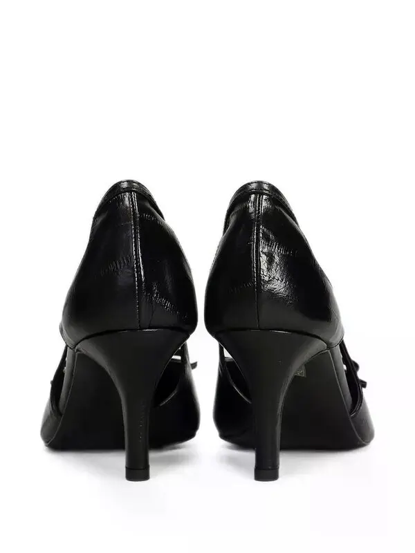 BIANCADI Bow-detail Cutout Pumps