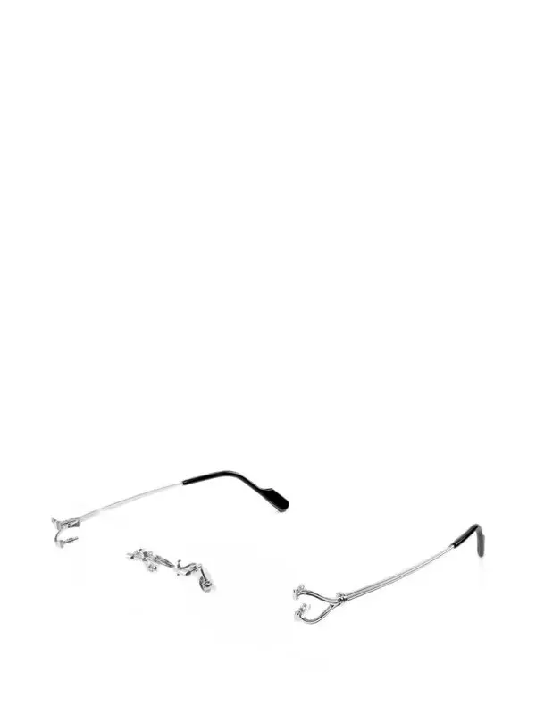 Cartier Rimless Oval-frame Glasses