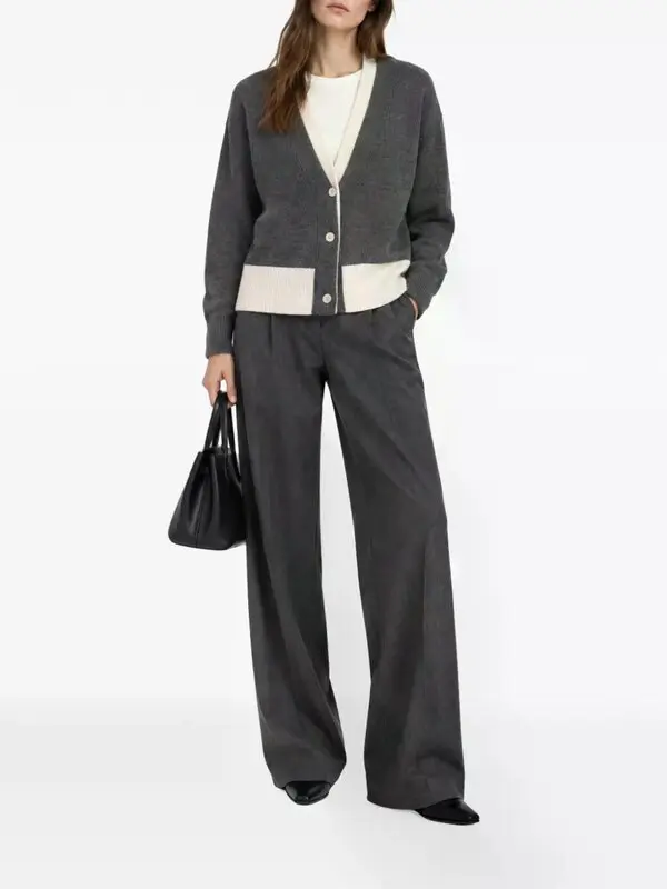 Seventy 19.70 Colour-block V-neck Cardigan