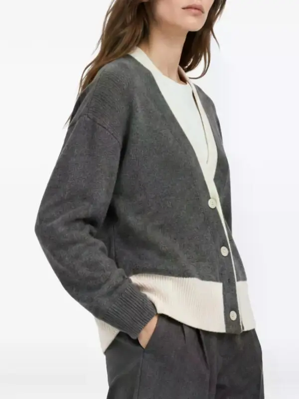 Seventy 19.70 Colour-block V-neck Cardigan