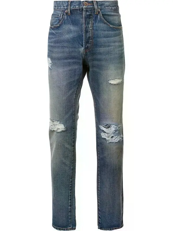 321 Distressed Mid-rise Jeans