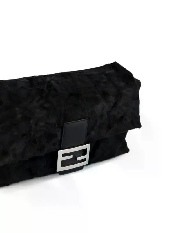 Fendi Medium Baguette Calf Hair Shoulder Bag