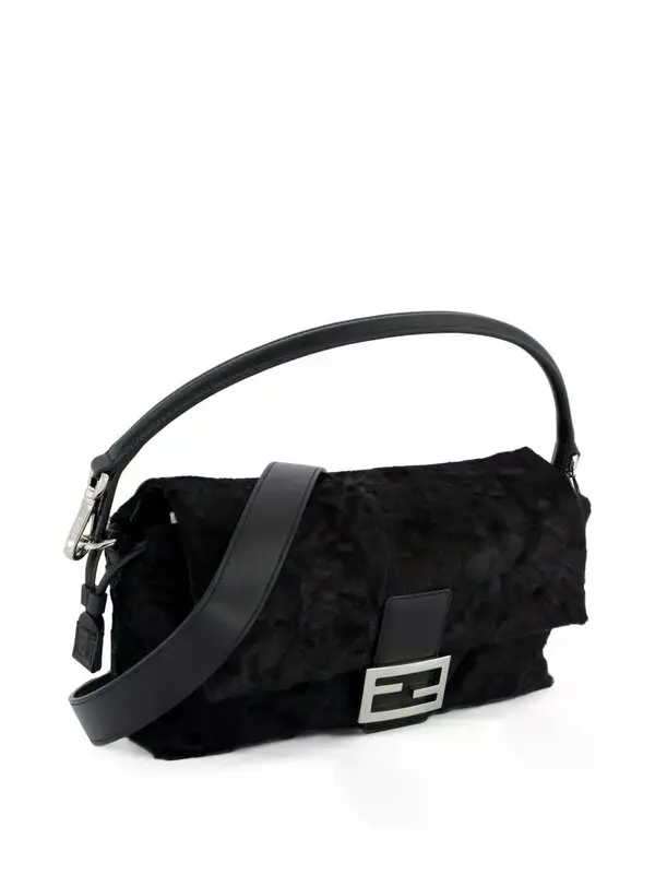 Fendi Medium Baguette Calf Hair Shoulder Bag
