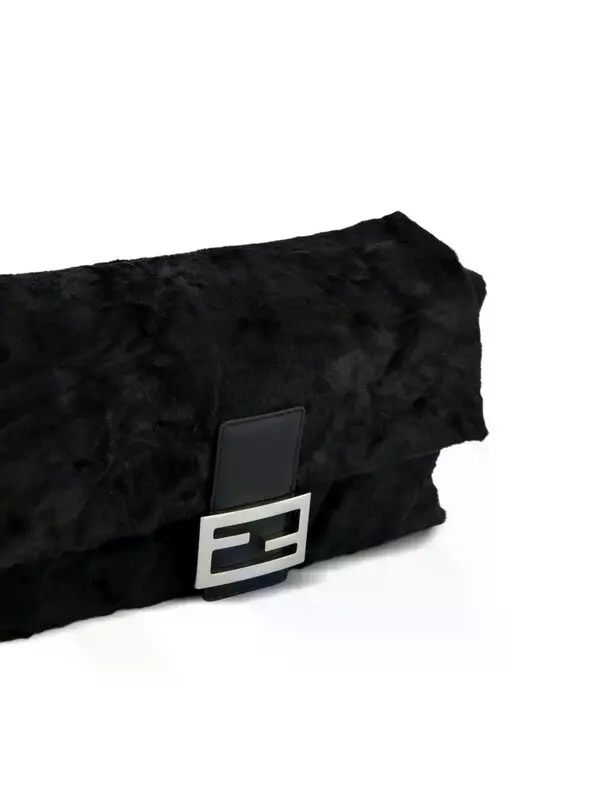 Fendi Medium Baguette Calf Hair Shoulder Bag