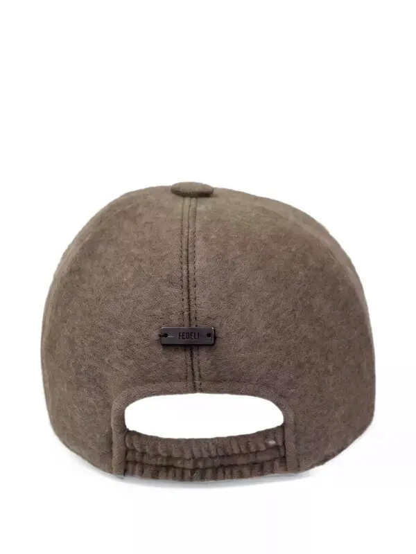 Fedeli Land Felt Baseball Cap - Brown