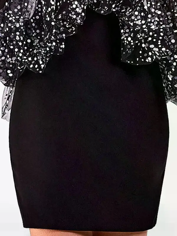 GEMY MAALOUF High-waisted Mini Skirt