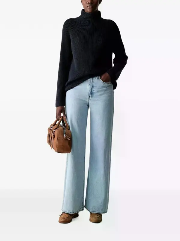 Marc O'polo Ribbed-knit Raglan-sleeve Sweater