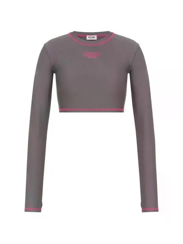 Moschino Logo-print Cropped Top
