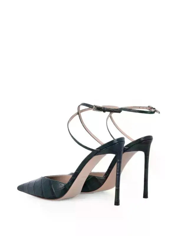 TOM FORD Selen Crocodile-effect Leather Pumps