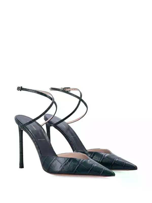 TOM FORD Selen Crocodile-effect Leather Pumps