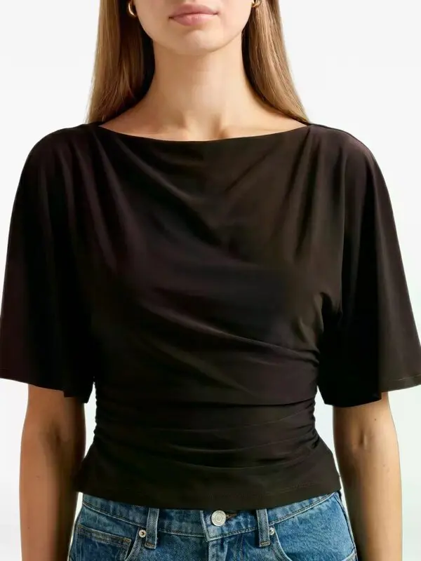 EVER NEW Paige Flutter-sleeve Blouse