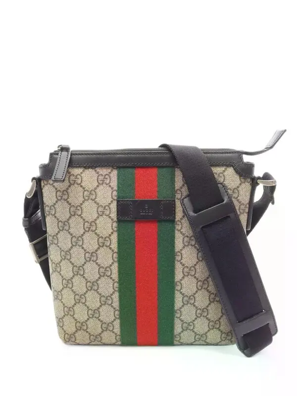 Gucci 2000s Gg Supreme Web Messenger Bag