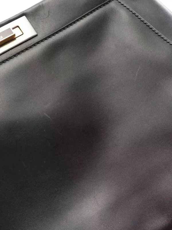 Fendi 2010s Peekaboo Two-way Handbag - Black