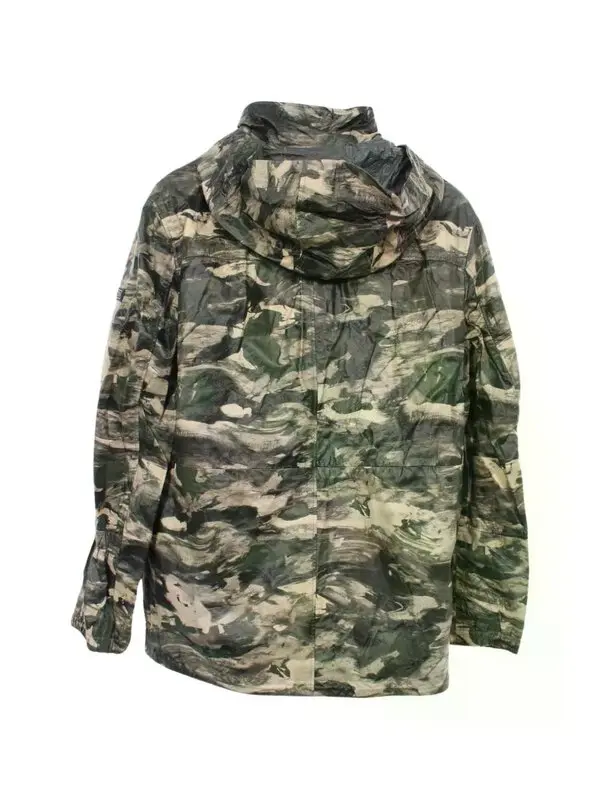 LOUIS VUITTON 2010s Saharienne Surface Planet Hooded Leather Jacket