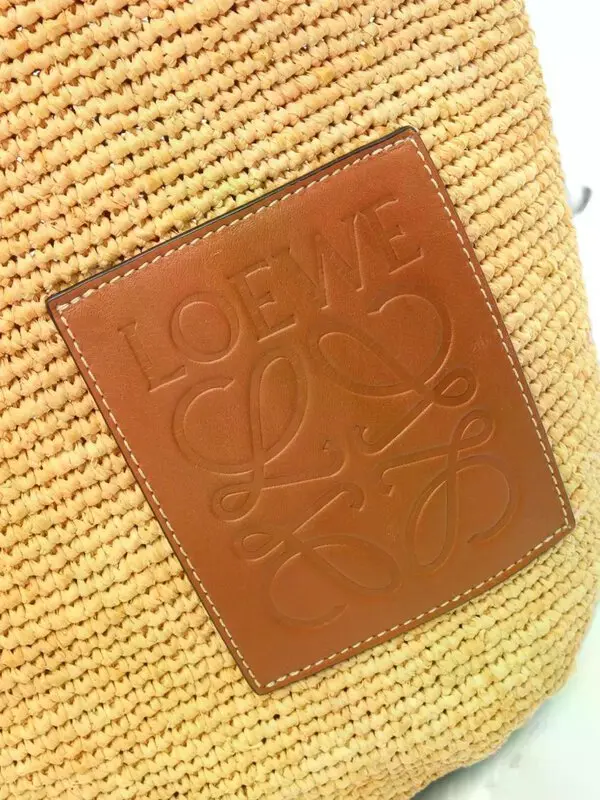 Loewe 2010s Slit Basket Tote Bag