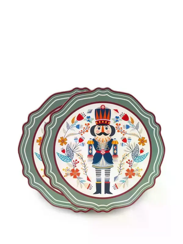 VESTA Nutcracker Charger Plates