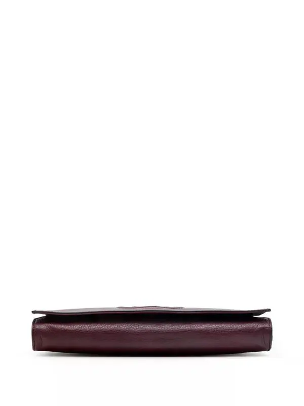 Gucci 2016-2026 Calfskin Soho Disco Clutch Bag - Red