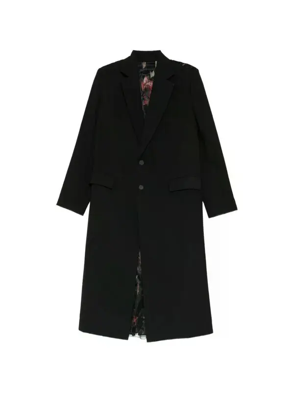 QUETSCHE Notched-lapels Single-breasted Coat