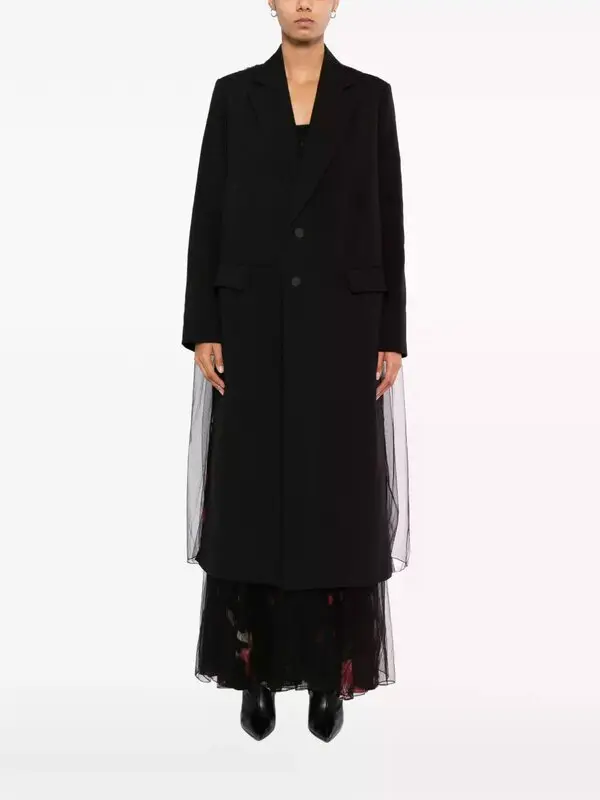 QUETSCHE Notched-lapels Single-breasted Coat