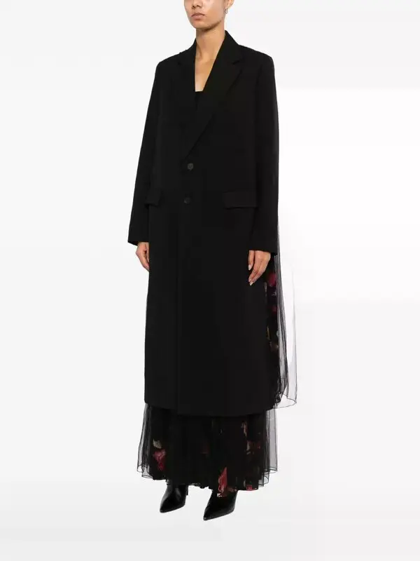 QUETSCHE Notched-lapels Single-breasted Coat