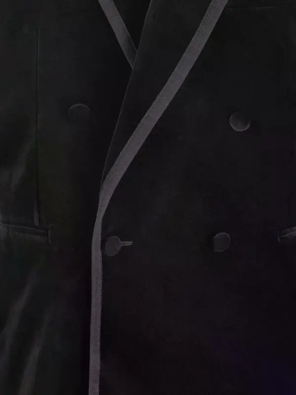 Fendi Double-breasted Velvet Jacket