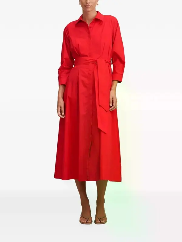 EVER NEW Sally Belted Midi Shirt Dress