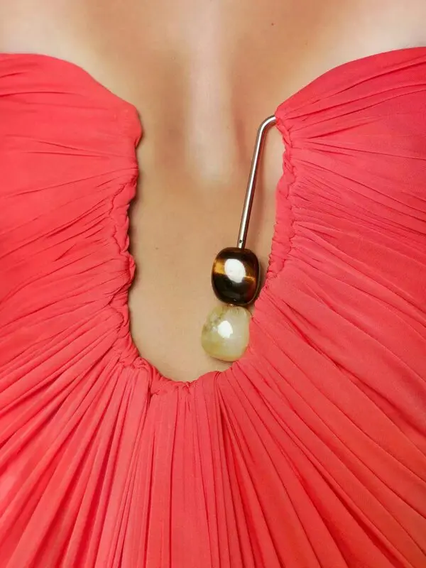 Christopher Esber Helix Crystal-embellished Strapless Maxi Dress
